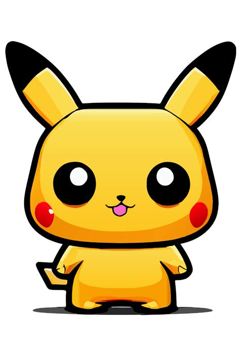 Cute Pikachu Instant Download Svg Png Eps Dxf  Digital Etsy Cute