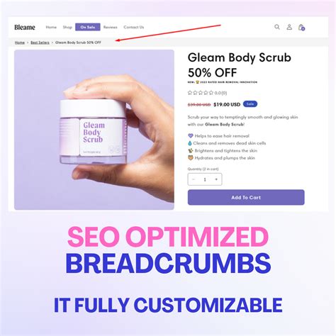 shopify dawn theme breadcrumbs fully seo optimized