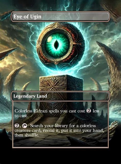 Custom Art Eye Of Ugin Edh Proxies