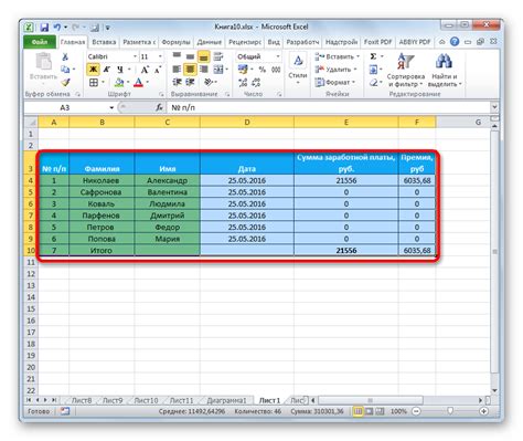 Примеры форматирования таблиц в Excel Word и Excel помощь в работе с программами