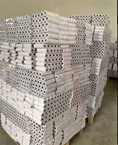 Thermal Printer Paper Roll Barcode Label Sticker Roll Wax Ribbon Film