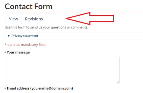 revisions tab shows up when the anonymous user accesses the webforms