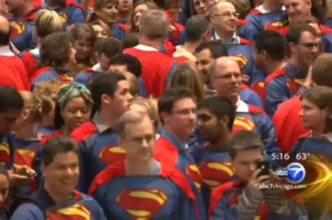 Sears Employees Set Superman Record [video]