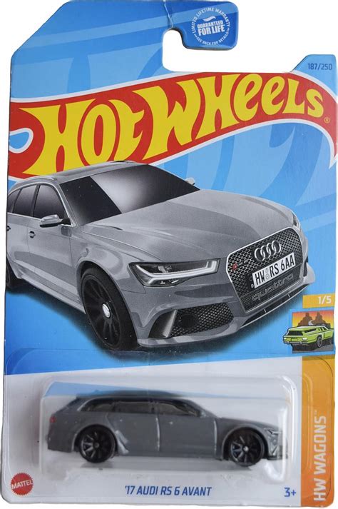 Hot Wheels 17 Audi Rs 6 Avant Hw Wagons 15 Gray 187