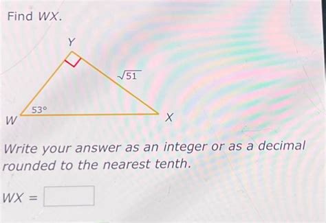 Solved Find Wx Write Your Answer As An Integer Or As A