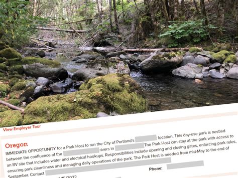 This Oregon Workamping Assignment Sounds Perfect