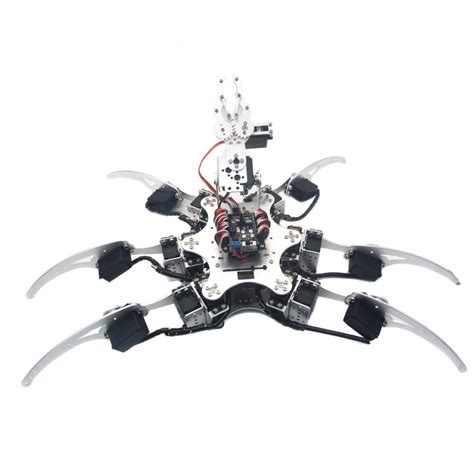 DOF Aluminium Hexapod Robotic Spider Six Legs Robot Frame Kit With Pcs MG R Servo Servo