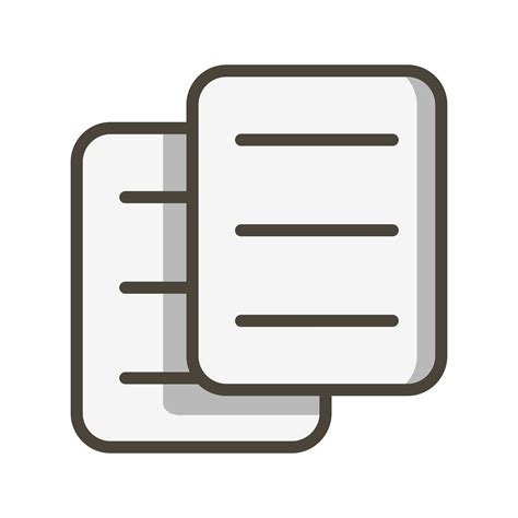 Copy Icon Vector Illustration 423039 Vector Art At Vecteezy