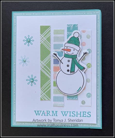 Handmade Snowman Card