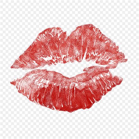 Lips And Lipstick White Transparent Red Sexy Lipstick Lip Print Red Lipstick Lip Print PNG