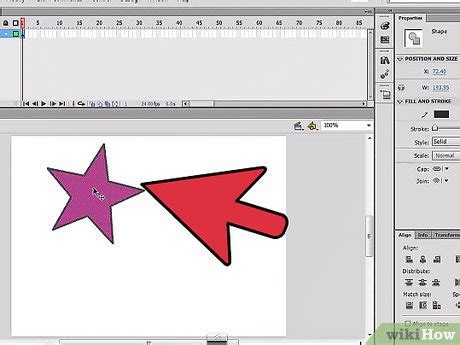 How To Create A Shape Tween In Flash Steps With Pictures