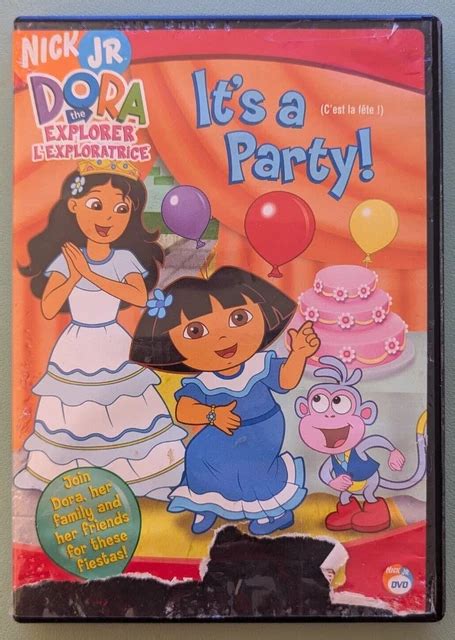 Dora The Explorer Its A Party Dvd 2005 Canadian 650 Picclick Ca