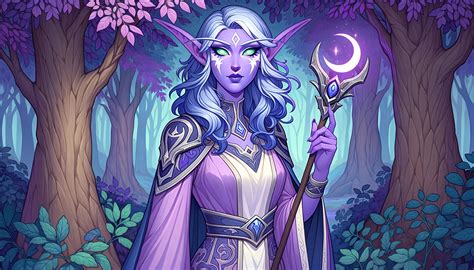 Night Elf Night Elf Warcraft Art Elf Art