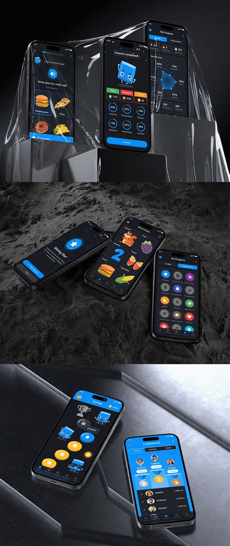 Golingo Language Learning App UI Kit Behance