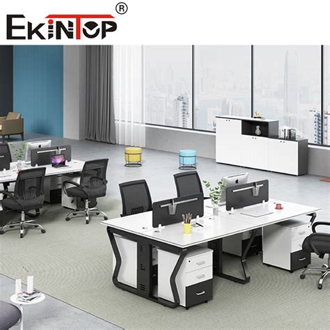 Ekintop Office Cubicle Dividers Modern Metal Portable Office Desk