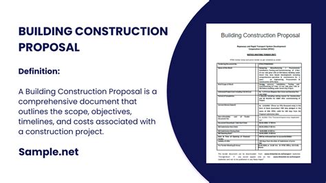 Free 23 Building Construction Proposal Samples Pdf Docs Pages