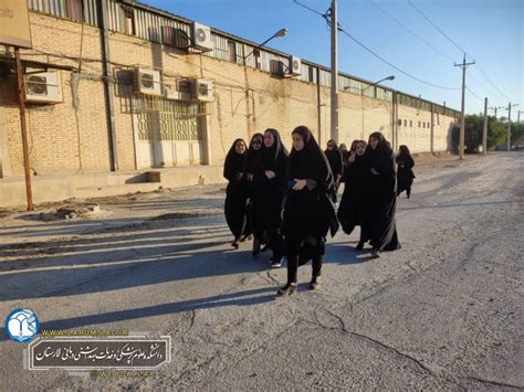 گزارش تصویری پیاده روی کارکنان و اعضای هیئت علمی دانشکده پرستاری حضرت