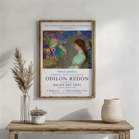 Odilon Redon Exhibition Poster Violette Heymann 1910 Art Poster Archive Artposterarchive