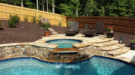 Pool Spill Over Spa Custom Designs Projects — In2blue Design