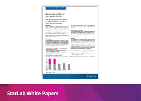 Assessing Cassette Printer Reliability