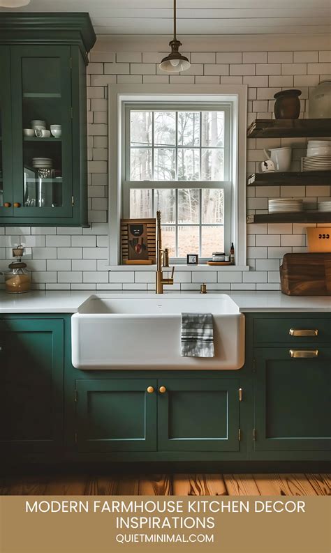 Modern Farmhouse Kitchen Decor Inspirations Quiet Minimal