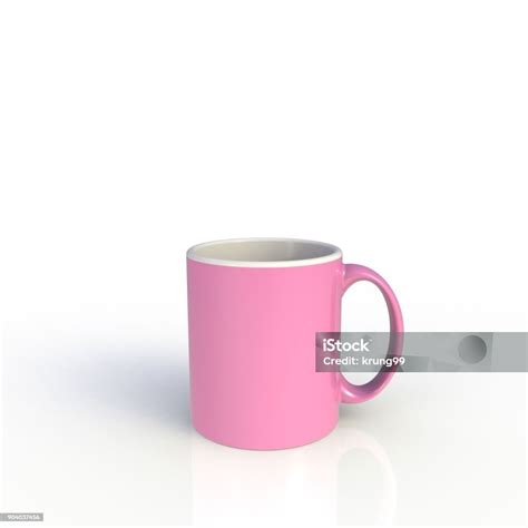 핑크 커피 컵 흰색 배경에 고립입니다 측면 보기 닫습니다 응용 프로그램 디자인에 대 한 서식 파일을 비웃는 다 전시 장비입니다 로고의 배치에 대 한 서식 파일을 설정 합니다