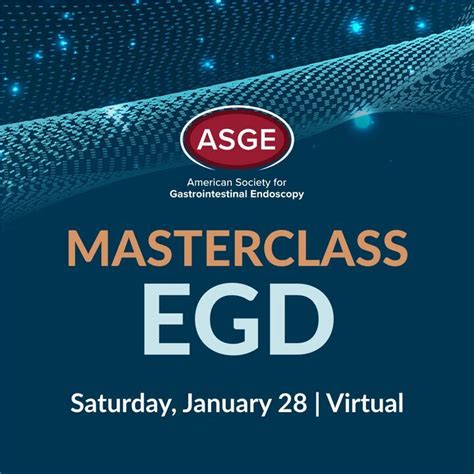 Only Two Days Left Until The Virtual Masterclass Egd Eoe Strictures