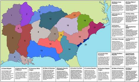 Alternate History Map With Fantasy Setting