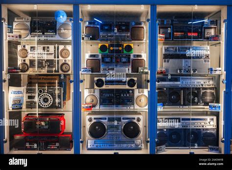 Collection Of Old Retro Vintage Classic Japanese Cassette Recorders