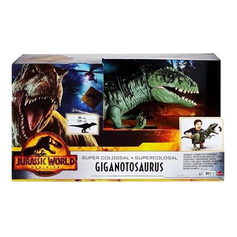Jurassic World Super Colossal Giganotosaurus Gwd68 Shopee Brasil