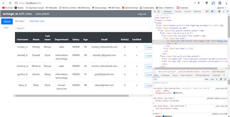 Html A Nav Pill Is Selected Active But The Content Is Not