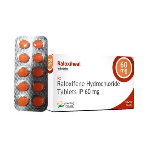 Raloxiheal 60 Raloxifene Hydrochloride 60 Mg Tablet At ₹ 300stripe