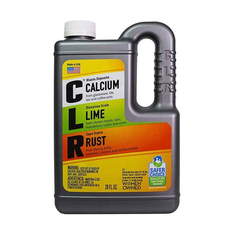 CLR Calcium Lime Rust Remover Biodegradable Oz Bottle Walmart Com