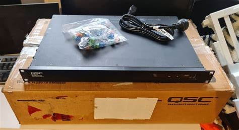 Qsc Q Sys Core 110f V1 Audio Control Processor Reverb
