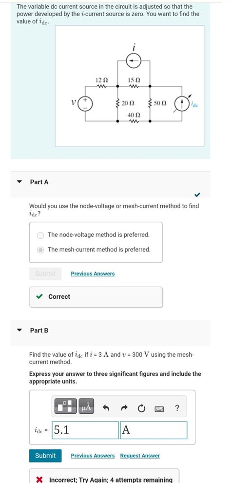 Solved The Variable Dc Current Source In The Circuit Is Chegg Com