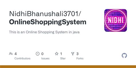 GitHub NidhiBhanushali OnlineShoppingSystem This Is An Online Shopping System In Java