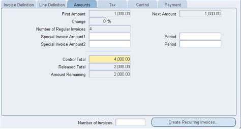 Recurring Invoice In Accounts Payable Amantpoint