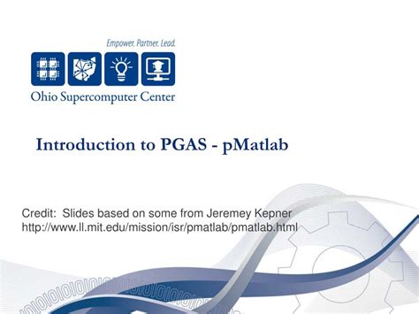 Ppt Introduction To The Partitioned Global Address Space Pgas Programming Model Powerpoint