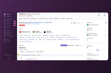 Sentry For React React Error And Performance Monitoring Made With