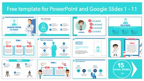 Animated Doctor Template PowerPoint Templates And Google Slides