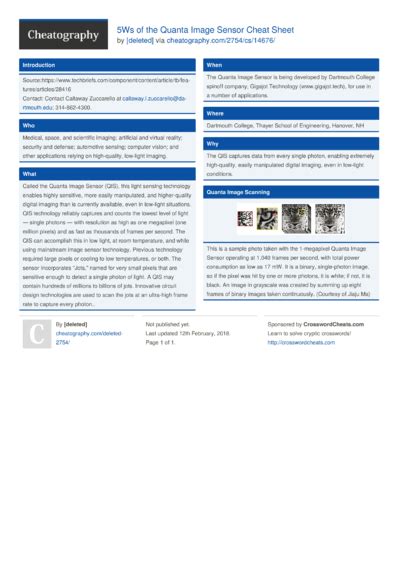 3 Quantum Cheat Sheets Cheat Sheets For Every Occasion