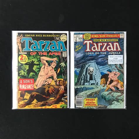Lot Of 3 Tarzan Comics Marvel Comics