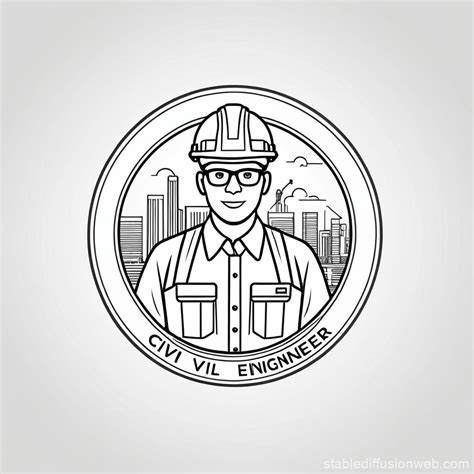 Civil Engineer Logo Design Stable Diffusion Online