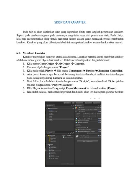 Membuat Karakter Dan Sistem Kamera Dalam Unity Pdf