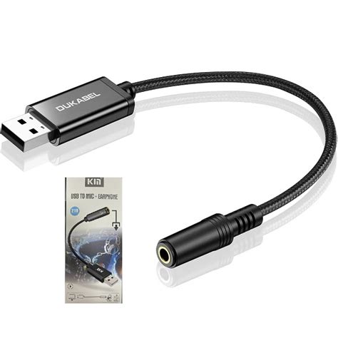 Kin Ky 210 Usb To Micearphone Adapter Tskemarket
