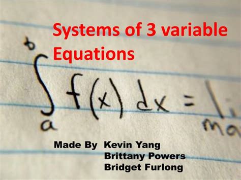 Ppt Systems Of 3 Variable Equations Powerpoint Presentation Free Download Id 5778551