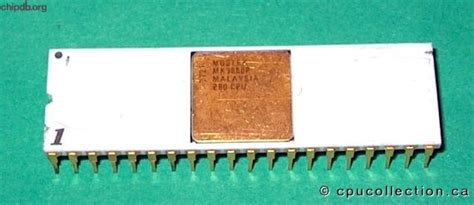 Mostek Z80 Mostek MK3880P White Ceramic Chipdb Org