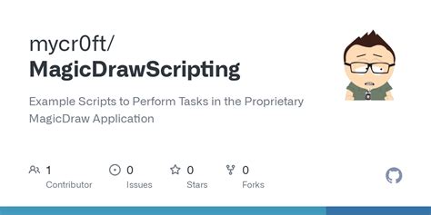 github mycr0ft magicdrawscripting example scripts to perform tasks