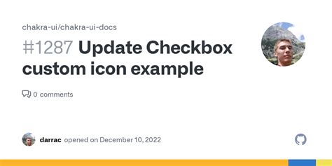 Update Checkbox Custom Icon Example Issue Chakra Ui Chakra Ui Docs GitHub