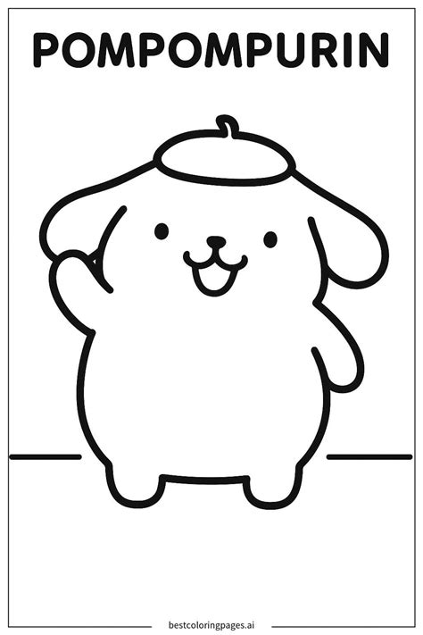 42 Pom Pom Purin Coloring Pages Free Pdf And Png Printable